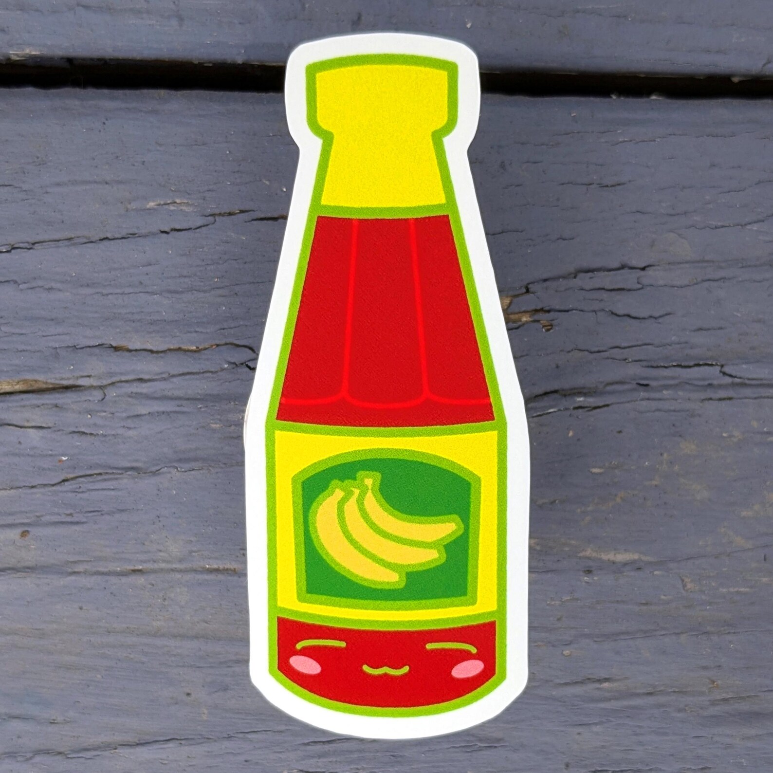 Sticker - Banana Ketchup Sauce - 2.5" 63mm Waterproof Vinyl Food - Etsy