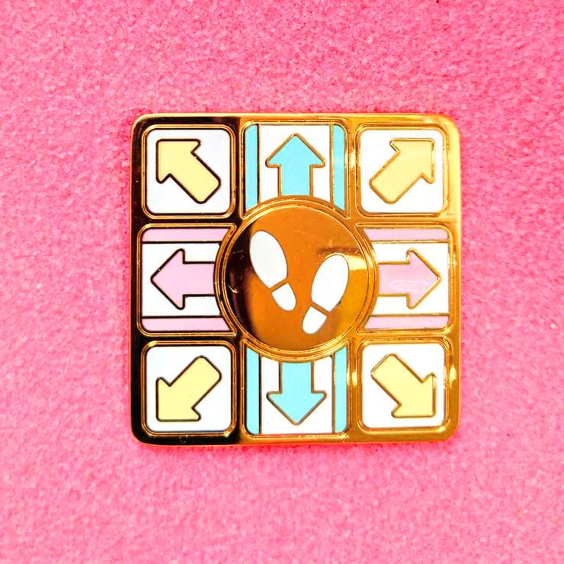 Arcade Dance Game Pastel - 1.5" Enamel Pin - Etsy