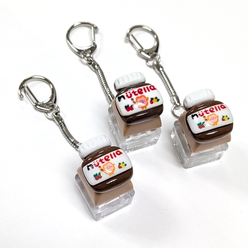 Nutella Hazelnut Spread - Keycap Fidget Clicky Keychain - Etsy