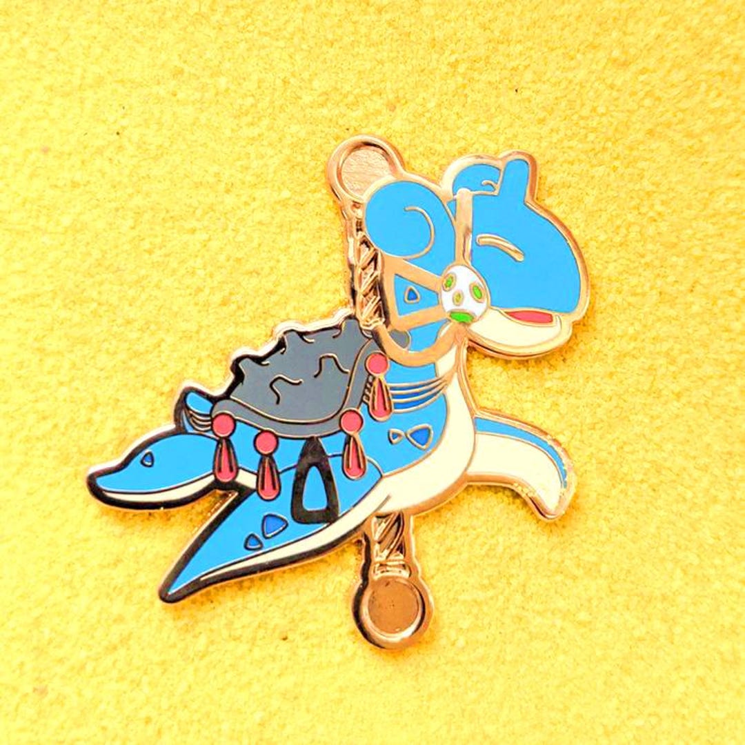Lapras Rider - 1.5" Enamel Pin - Etsy
