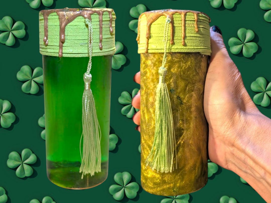 Liquid Luck Sensory Sorcery Bottle. - Etsy