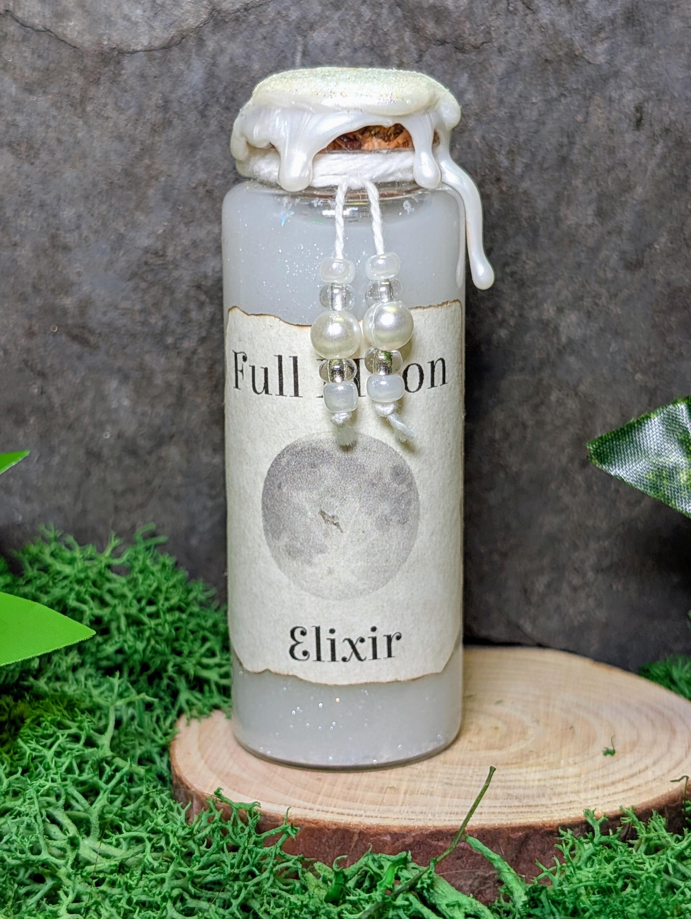 Full Moon Elixir, Decorative Potion Bottle - Etsy
