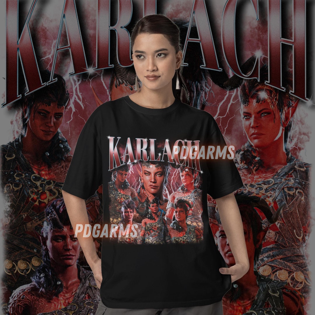 Limited Karlach Baldurs Gate 3 Vintage T-shirt, Gift for Women and Man ...