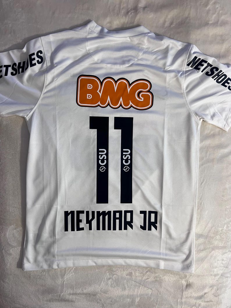 Neymar Santos Retro Jersey - Etsy