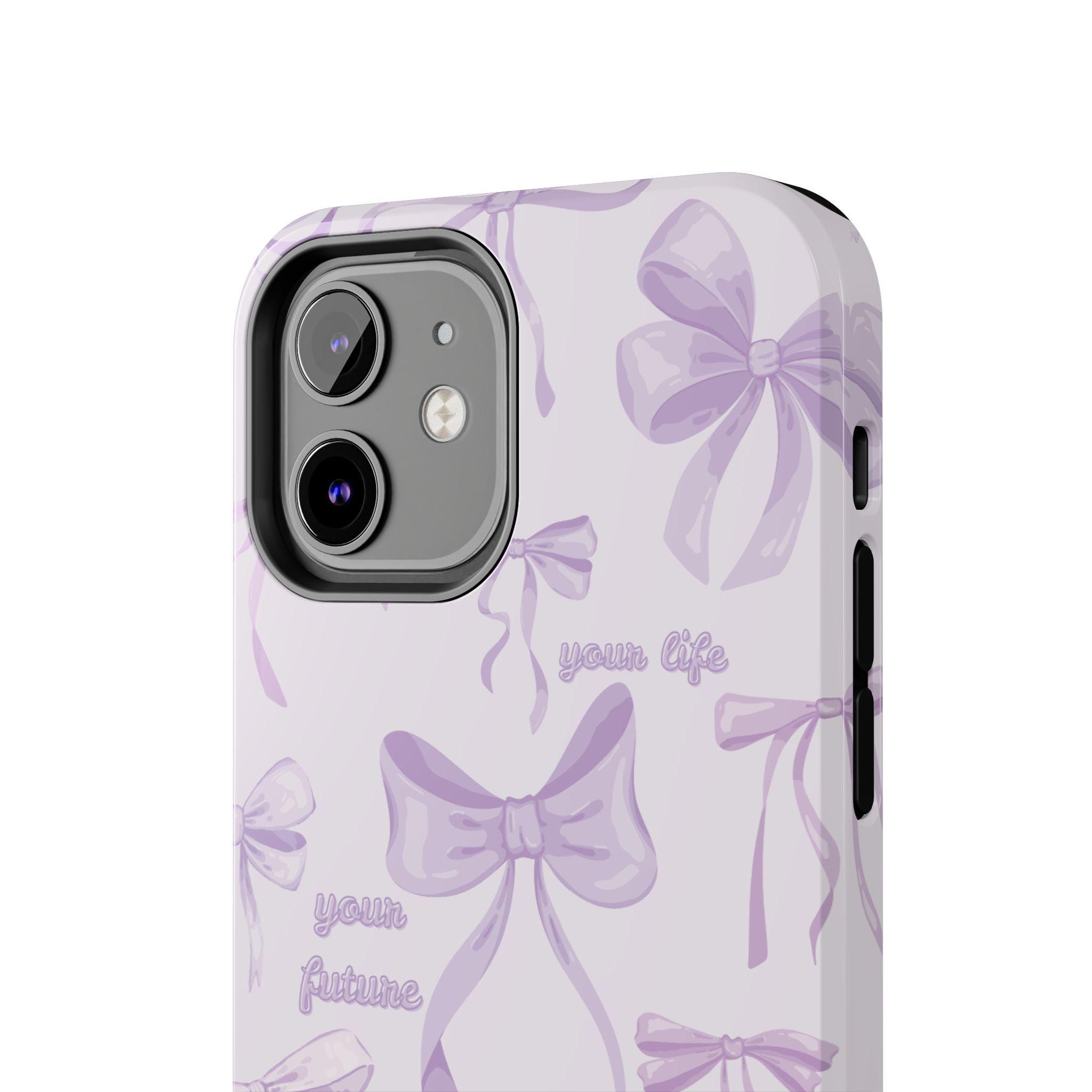 Pastel Purple Bow Aesthetic Inspirational, Purple, Bow Coquette Tough ...