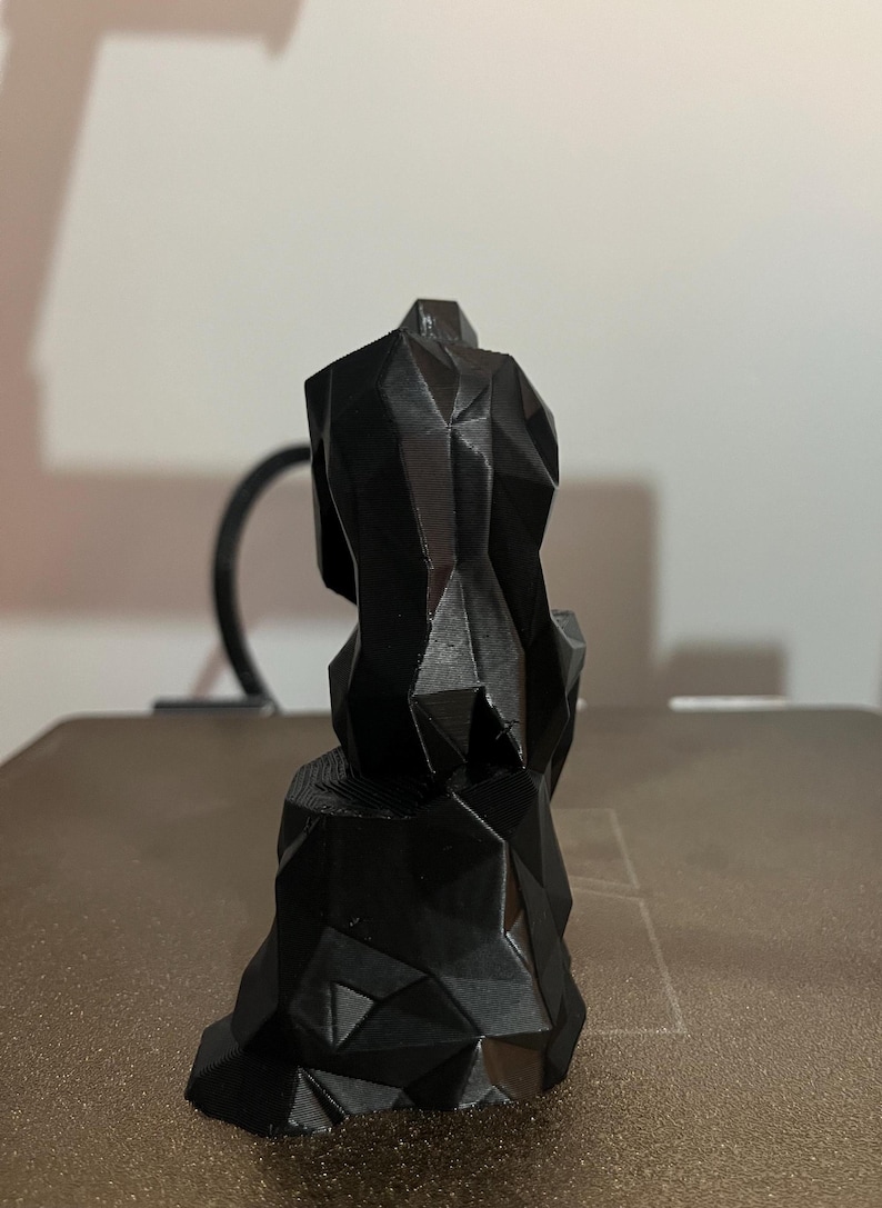 The Thinker – 3D Printed Minimalist Sculpture | Modern Home Decor ...