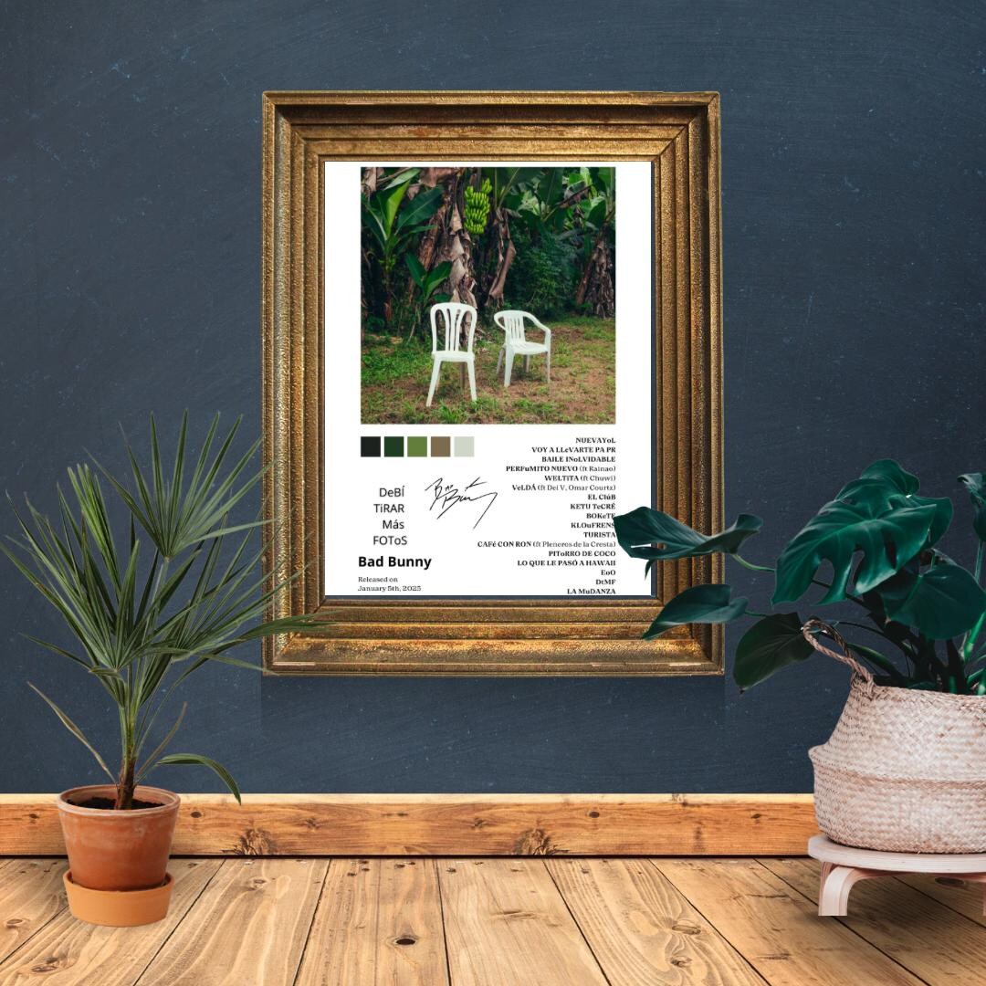 Dtmf Bad Bunny Wall Art / Album Poster - Etsy UK