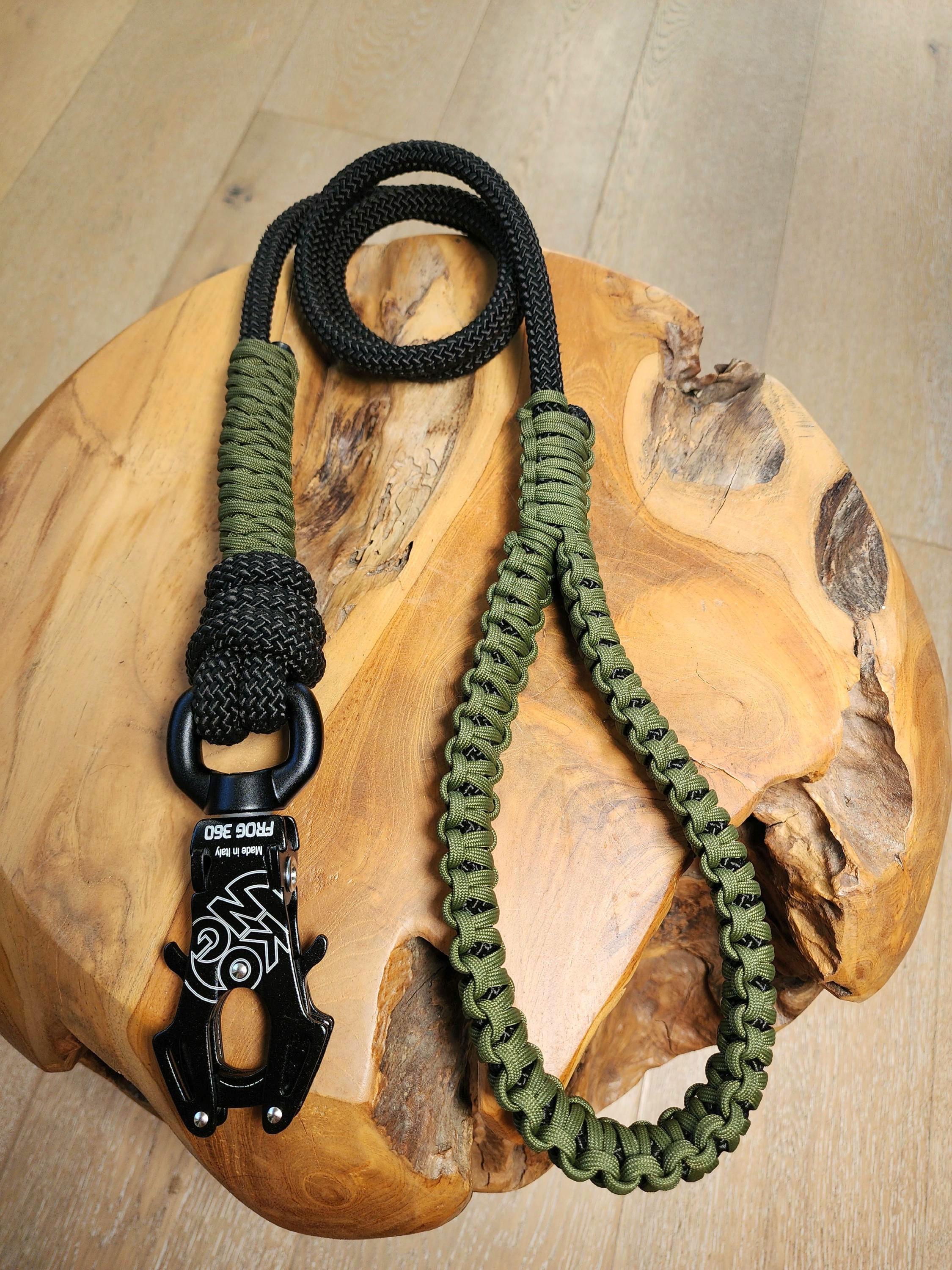 Custom Dog Leashes Made With Kong Frog 360 Clip With Braided Handle ...