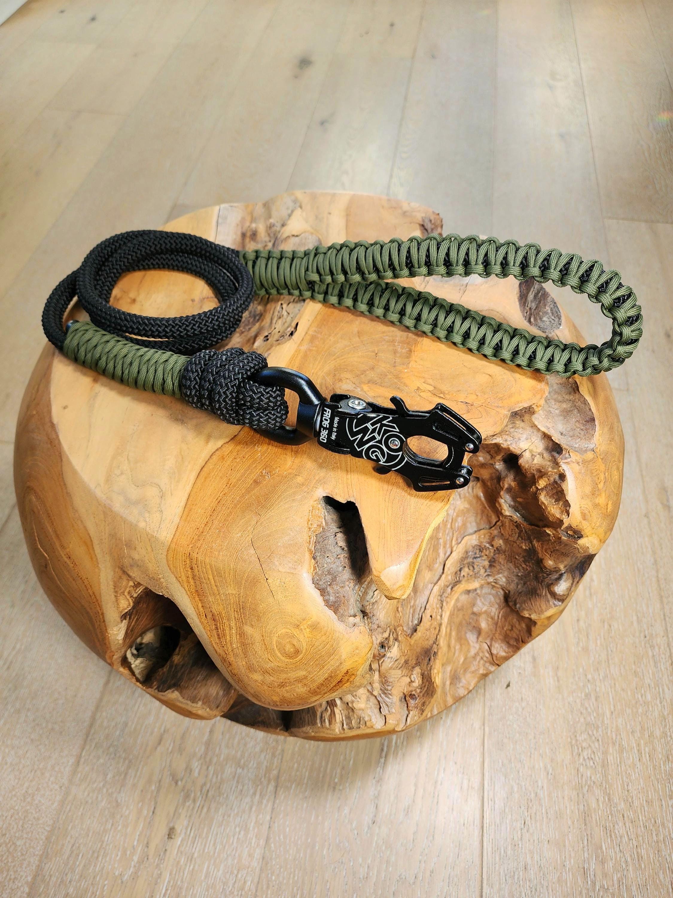 Custom Dog Leashes Made With Kong Frog 360 Clip With Braided Handle ...