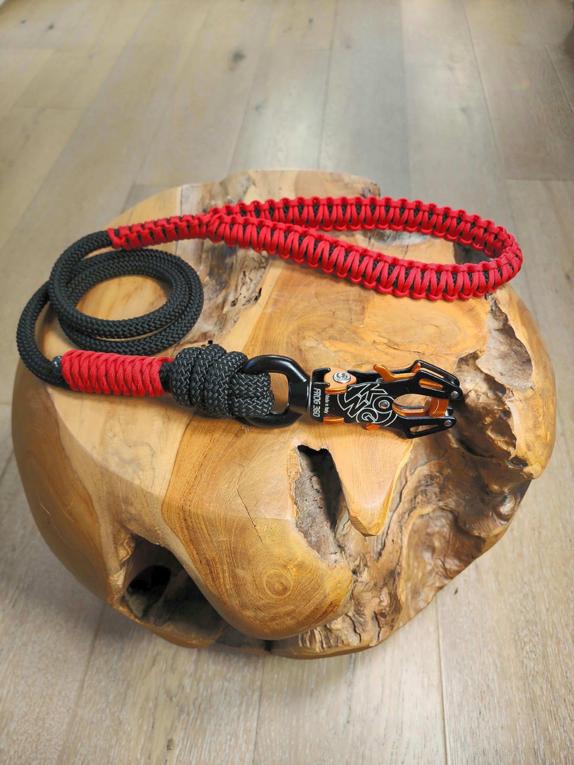 Custom Dog Leashes Made With Kong Frog 360 Clip With Braided Handle ...