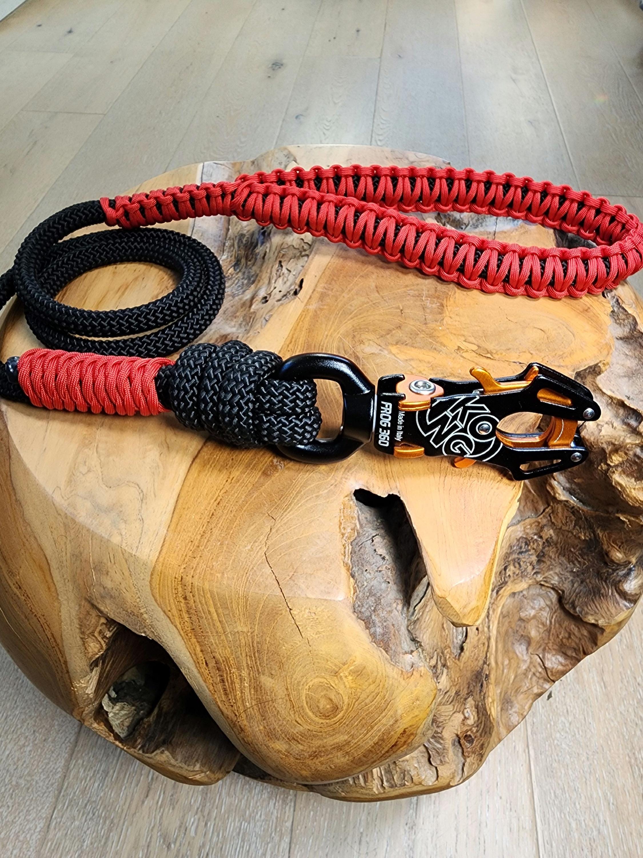 Custom Dog Leashes Made With Kong Frog 360 Clip With Braided Handle ...