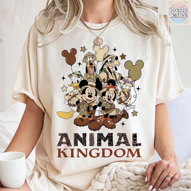 Comfort Colors Mickey and Friends Safari Shirt, Disney Safari Mode ...