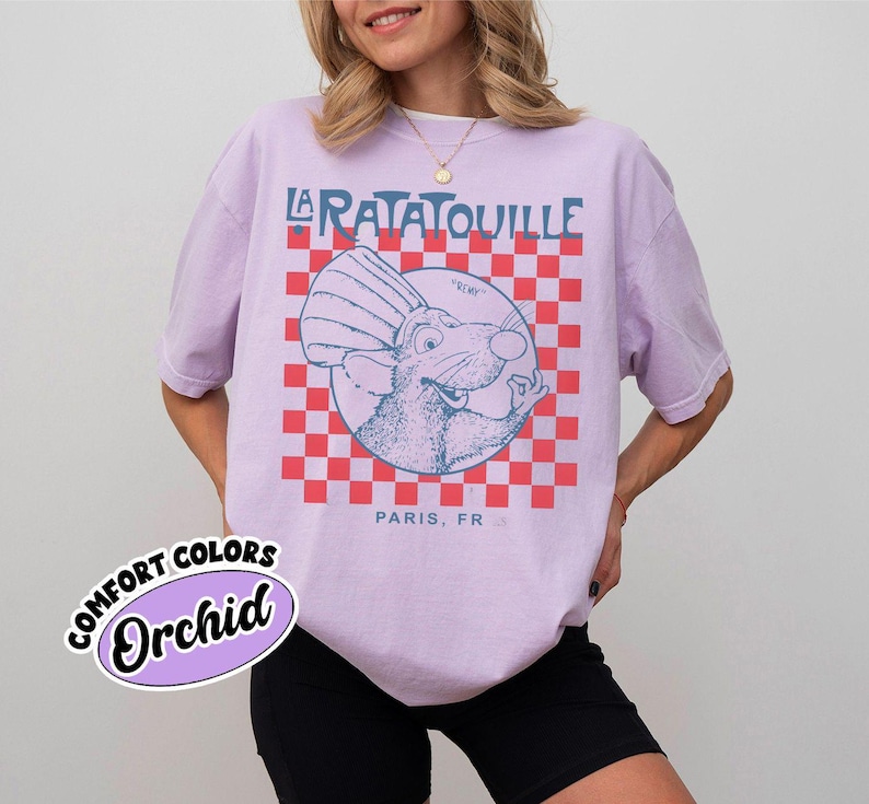 Disney Ratatouille Comfort Color Shirt, Vintage Ratatouille Gusteau's ...
