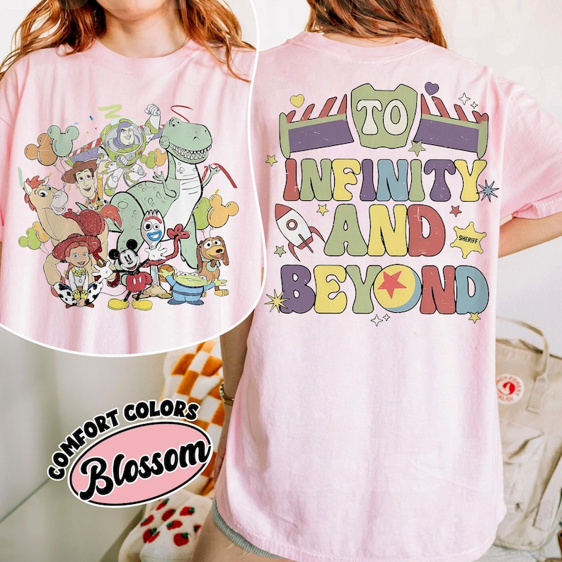 To Infinity and Beyond Shirt, Comfort Colors Toy Story Characters Tee ...