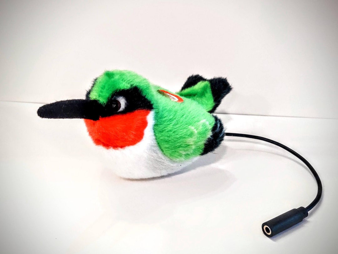 Switch Adapted Hummingbird Plush Toy With Bird Sound - Etsy