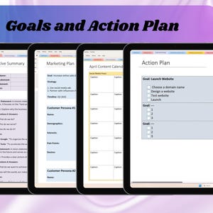 Onenote Small Business Startup Planner Template (digital Download) - Etsy