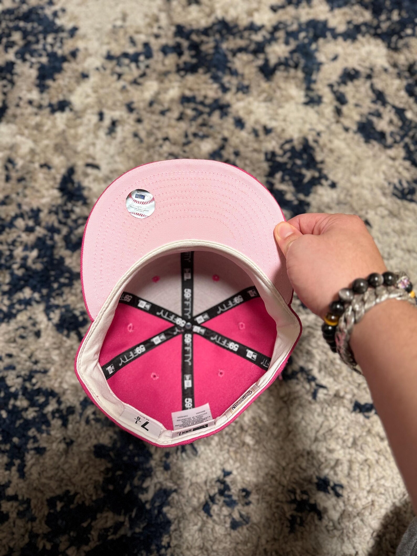 Iced Our Pink Dodgers Fitted Hat - Etsy
