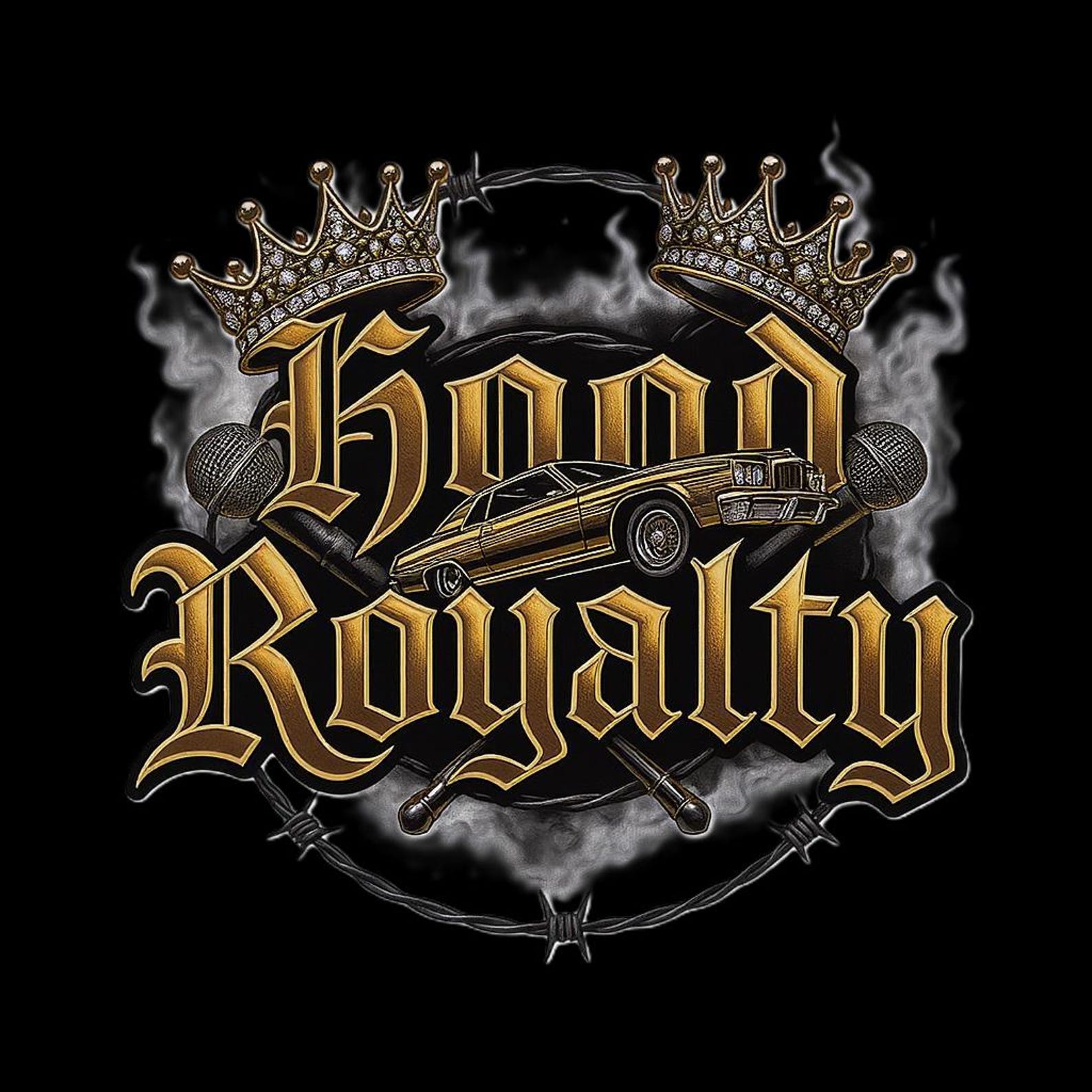 Hip Hop T-shirt Designs: 100 Streetwear PNG Graphics (digital Download ...
