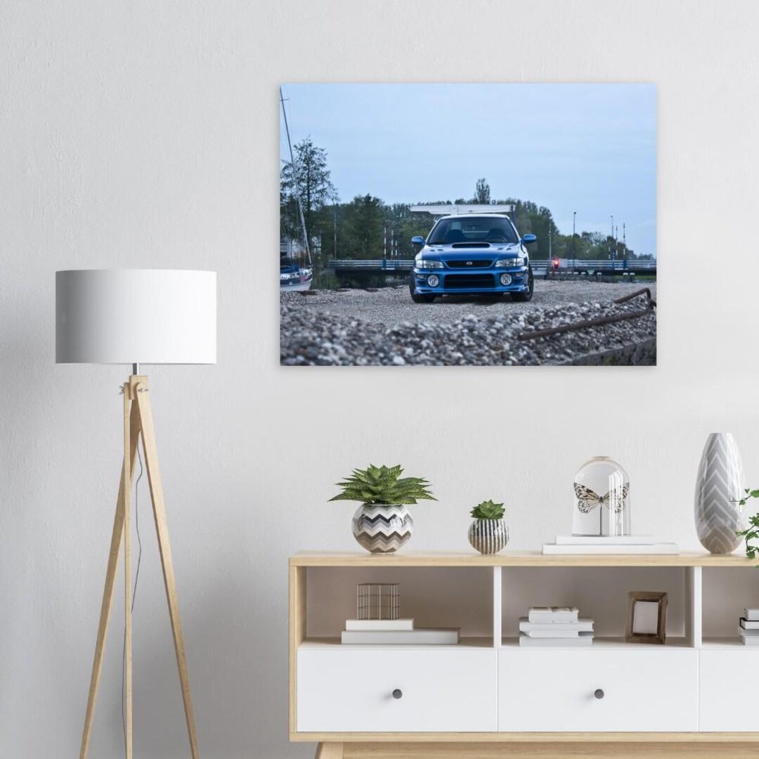 Subaru Impreza GTT Art Print - Classic JDM Car Wall Art, Rally Icon ...