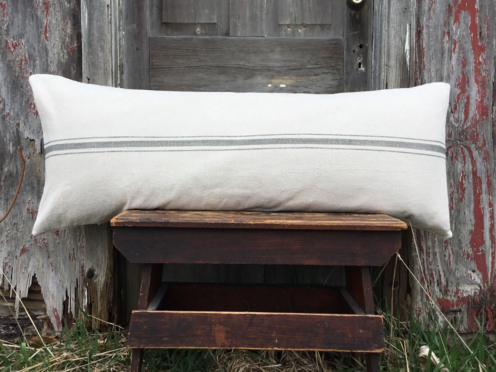 Modern Farmhouse Body Pillow Cover, Large Farmhouse Pillow, Extra Long ...