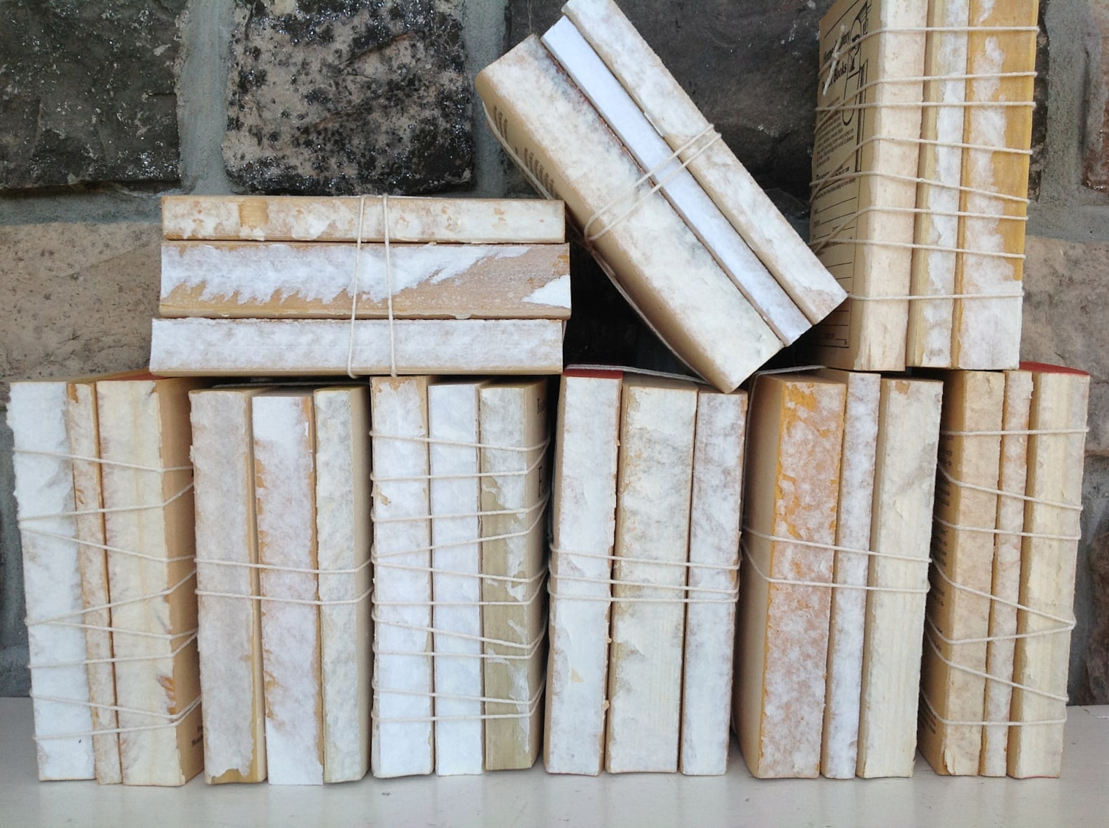 Vintage Book Bundle Distressed Books Farmhouse Books Shabby | Etsy