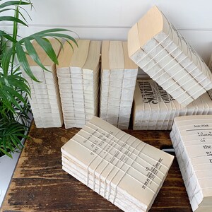 Farmhouse Book Decor, Bookshelf Decor, Vintage Book Stack, Vintage Book ...