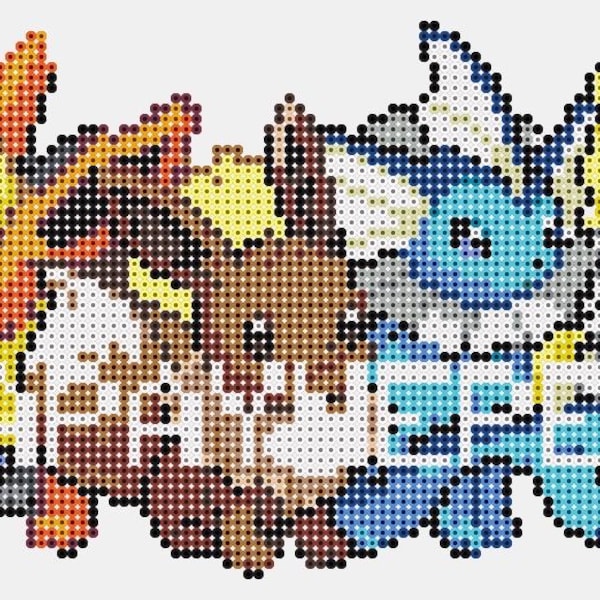 Labubu Perler Pattern - Etsy