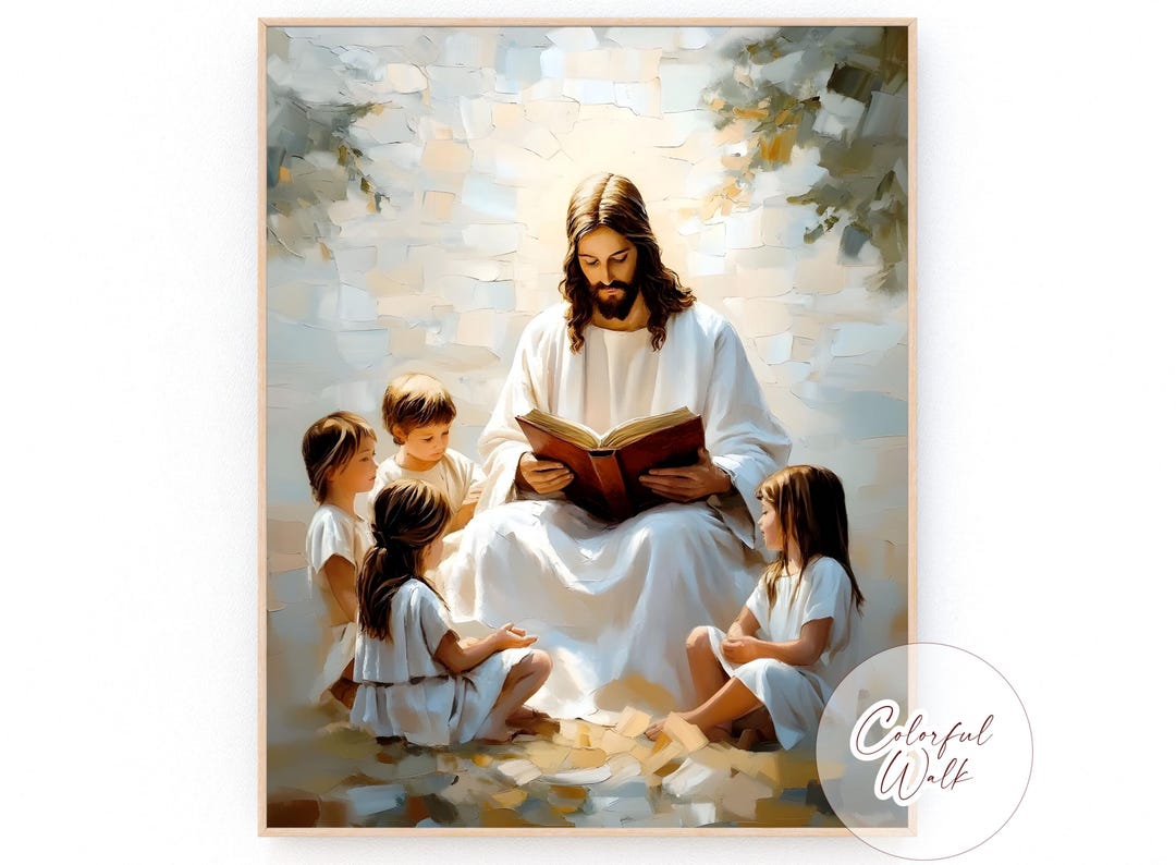 Faithful Story, Jesus Teaching the Children, Artful Children Jesus ...