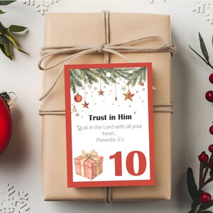 12 Days of Christmas Gift Tags | Printable Scripture Gift Tags | Bible ...
