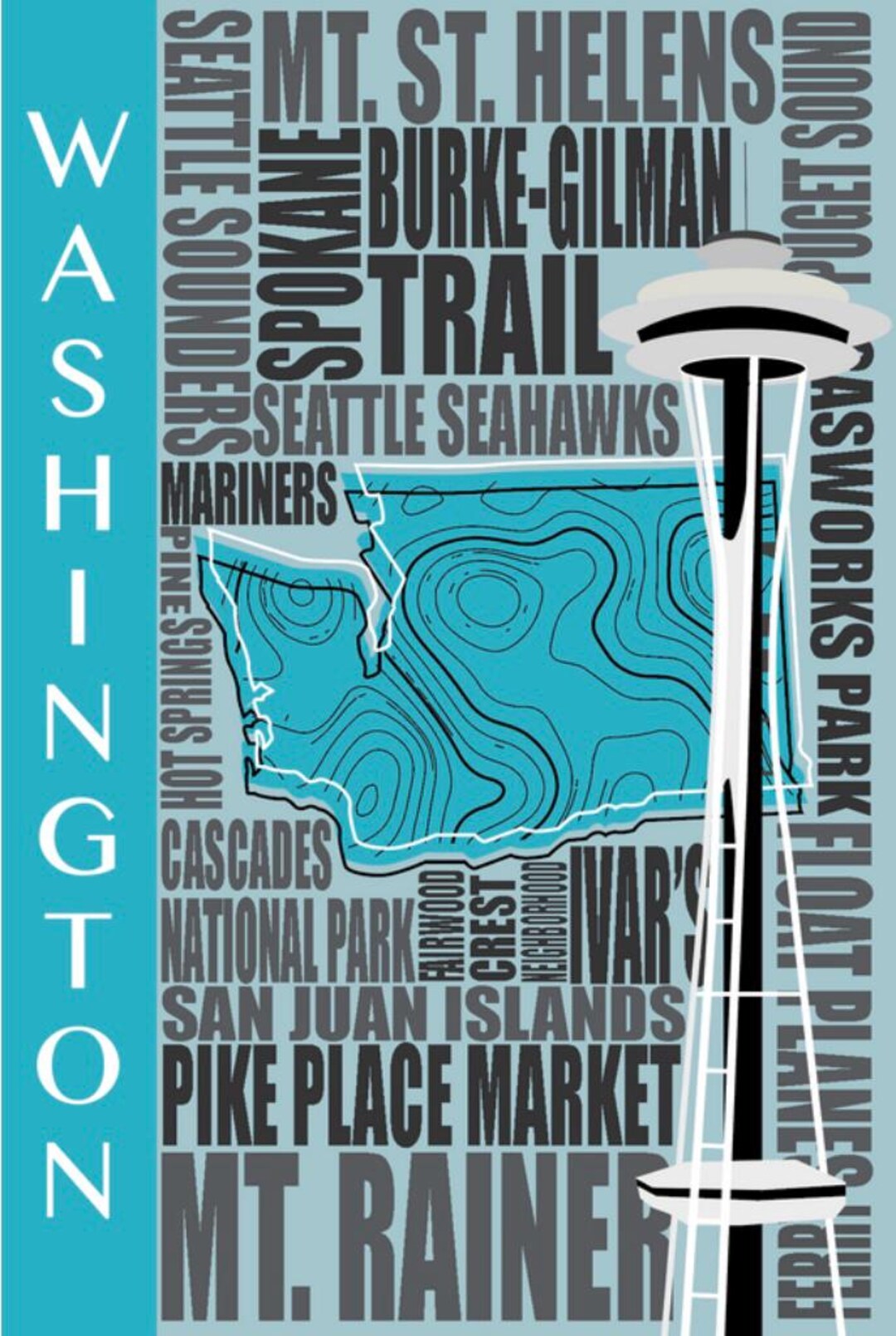 Personalized State/city Posters - Etsy