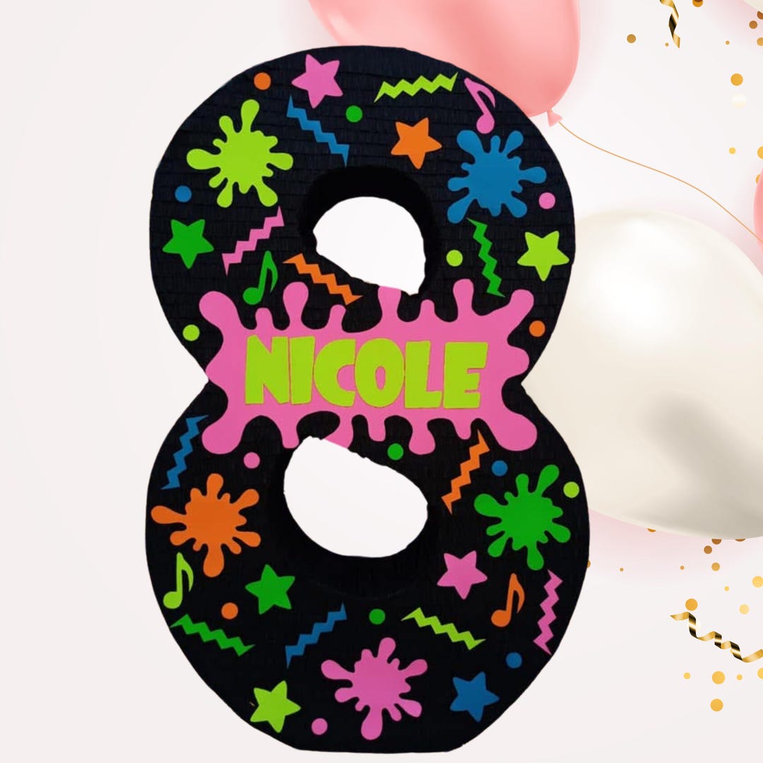 Splash Pinatas, Number Pinatas, Birthday Pinatas - Etsy