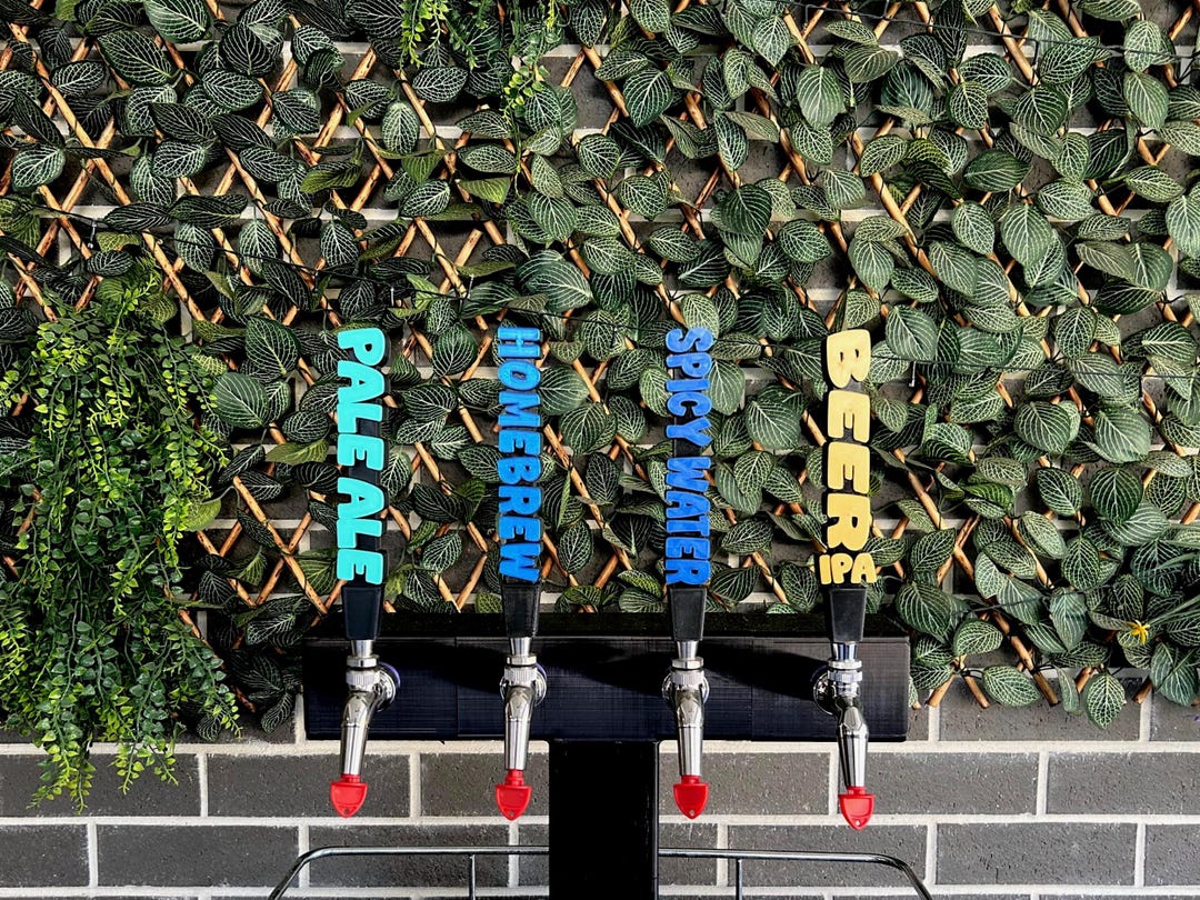 Standard Custom Beer Tap Handle - Colour Text Handles - Etsy