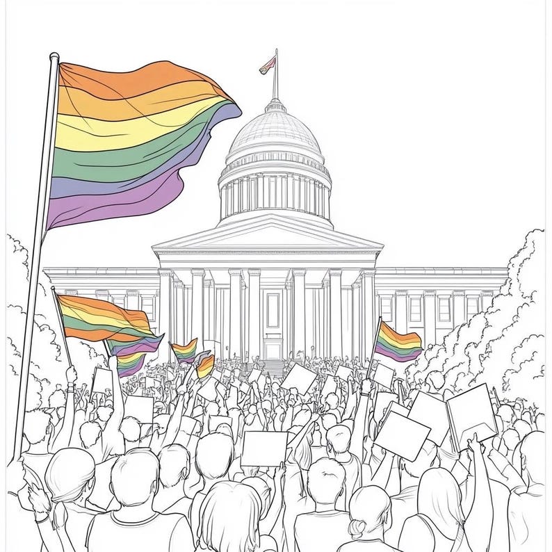 Protest in Color: A Digital LGBT Coloring Book - Empowerment Through ...