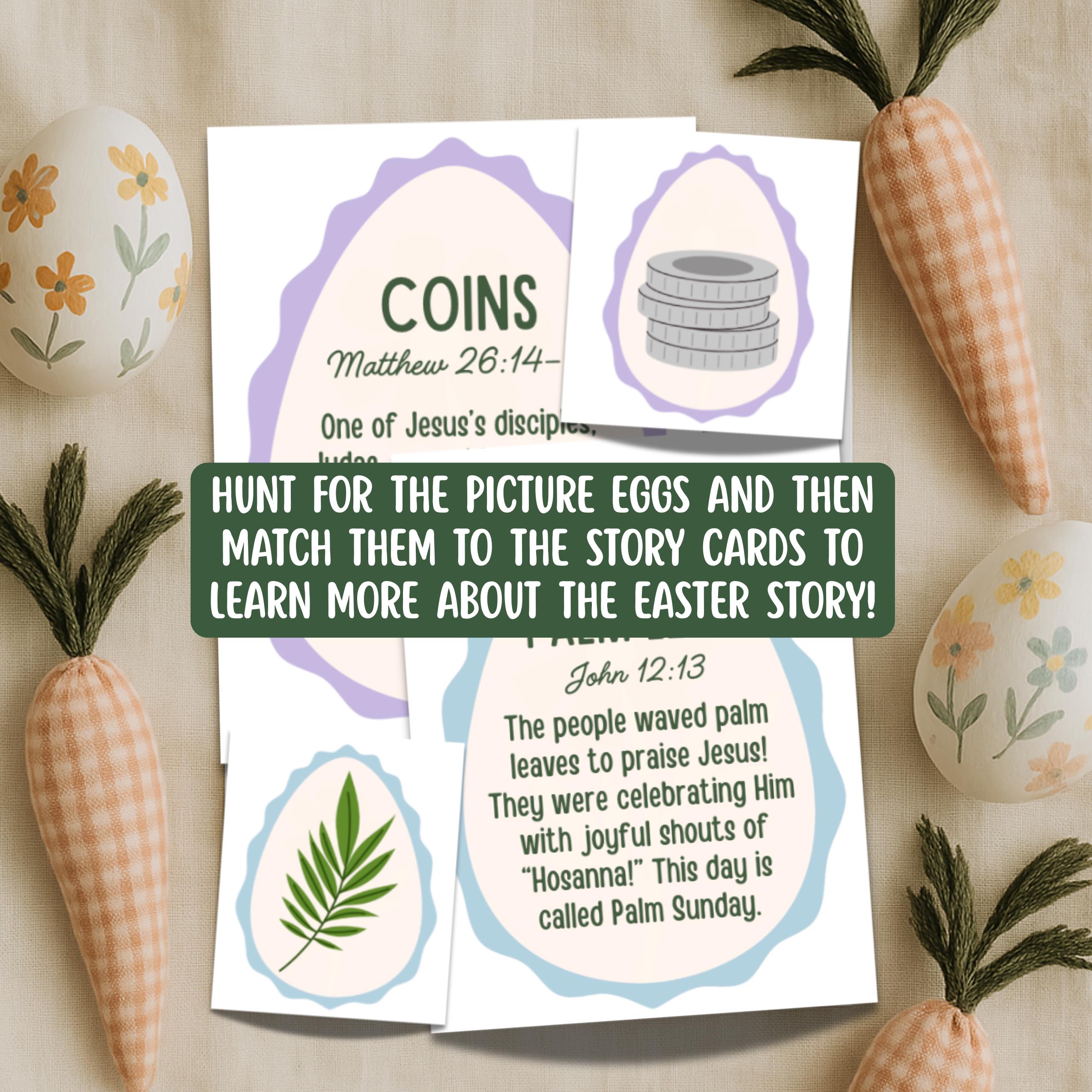 Resurrection Eggs Easter Story Family Activity Holy Week Cards LDS Holy ...