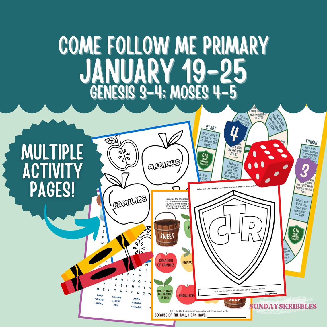 Primary January 19-25 Lesson Plan LDS Come Follow Me 2026 the Old ...