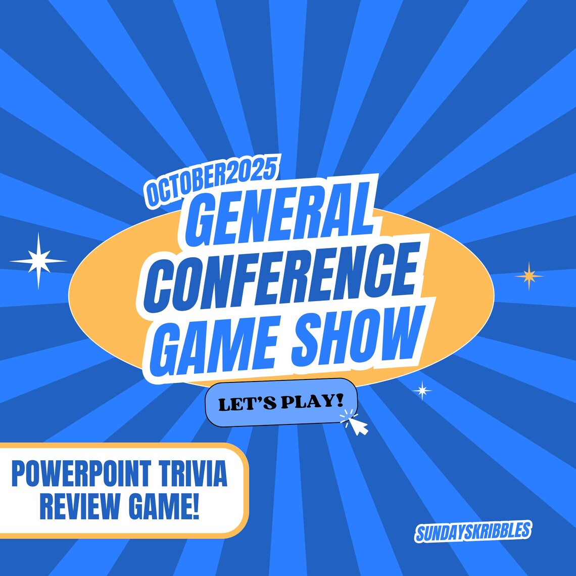 General Conference Review Game Show LDS October 2025 General Conference ...
