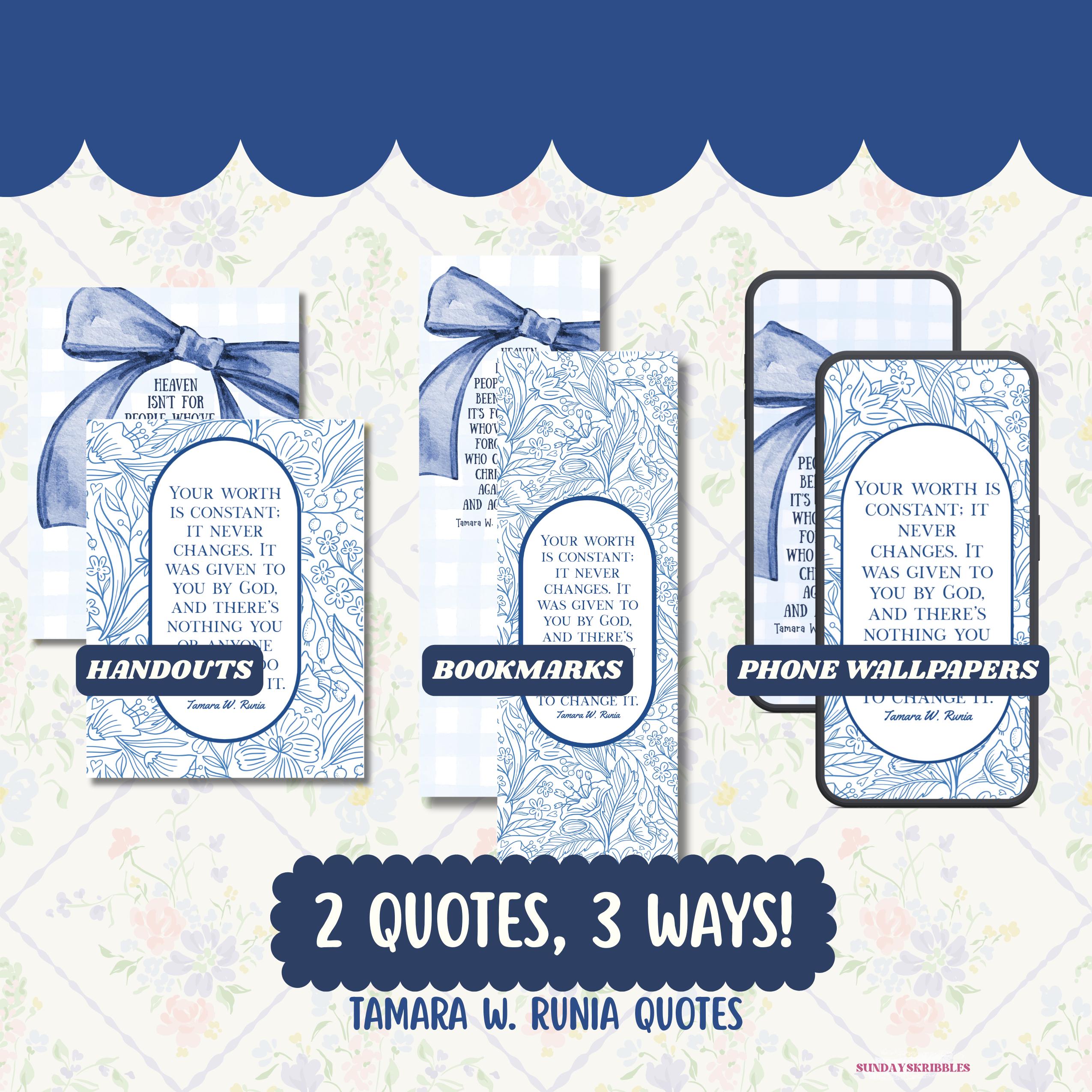 Tamara W Runia April 2025 Quotes Printable LDS Young Women Your ...