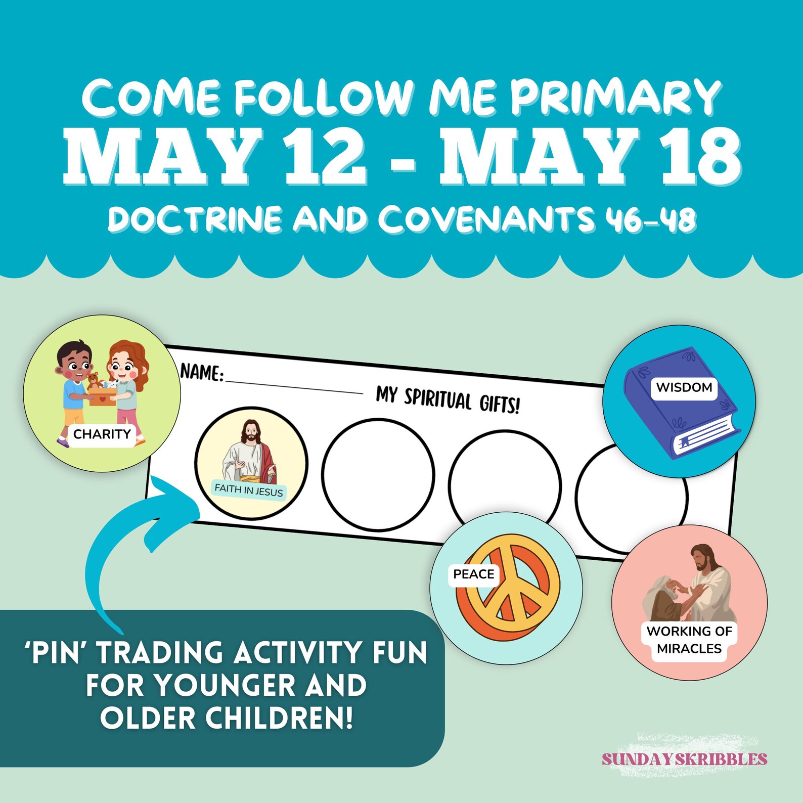 Primary May 12 - May 18 Lesson Plan LDS Come Follow Me 2025 Doctrine ...