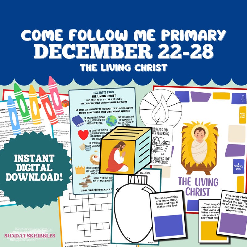 Lds Primary Game 2026 - Etsy