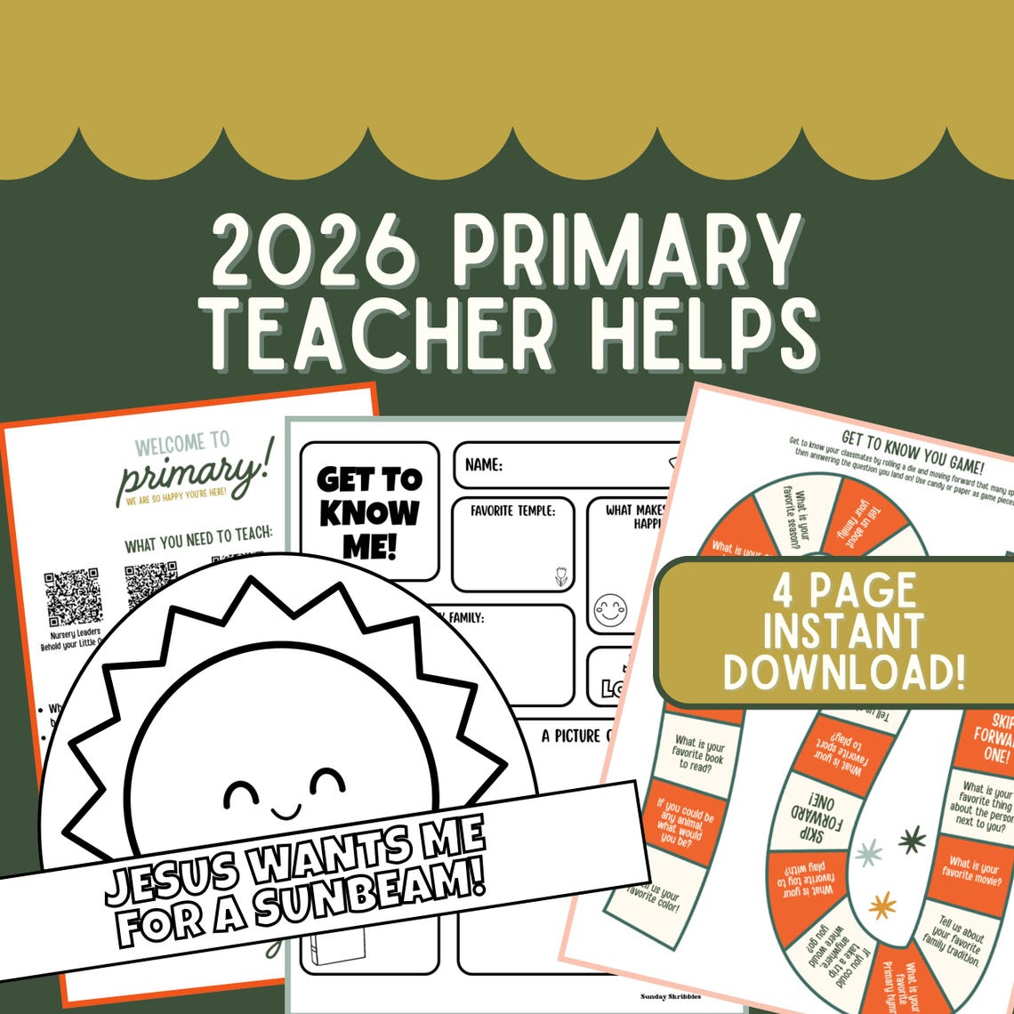 2026 Primary Teacher Helps New Class Get to Know You Packet With ...