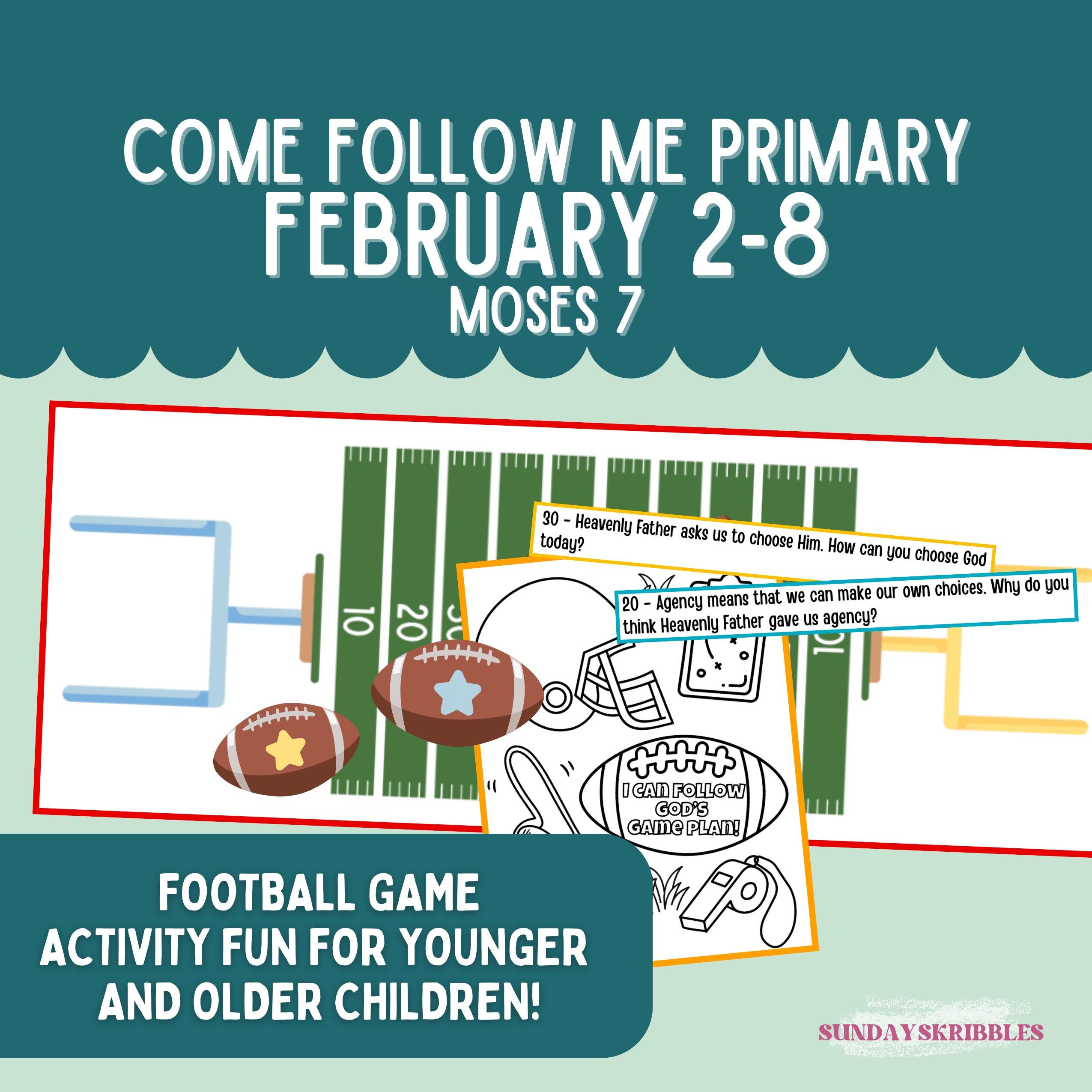 Primary February 2-8 Lesson Plan LDS Come Follow Me 2026 the Old ...