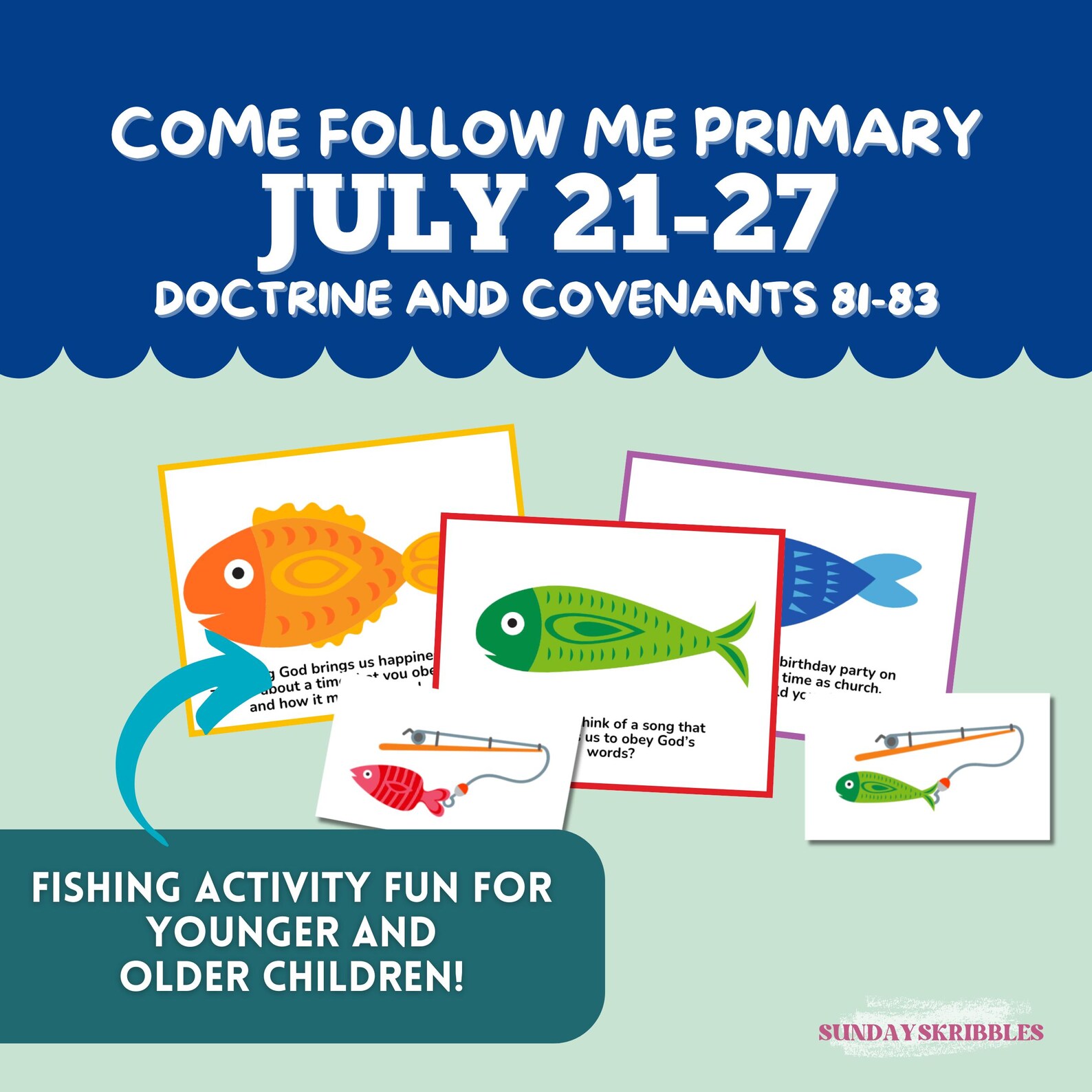 Primary July 21-27 Lesson Plan LDS Come Follow Me 2025 Doctrine and ...