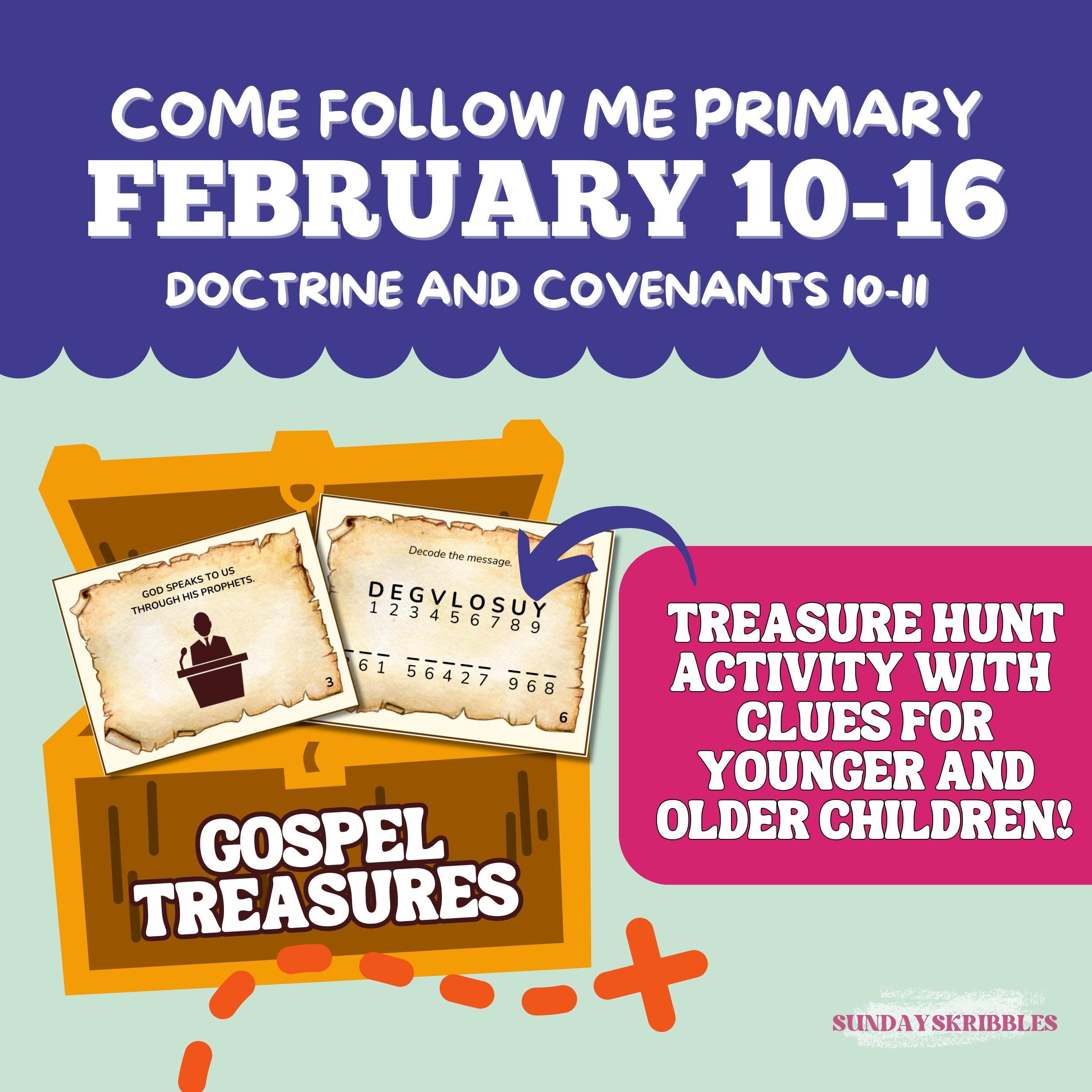 Primary February 10-16 Lesson Plan LDS Come Follow Me 2025 Doctrine and ...