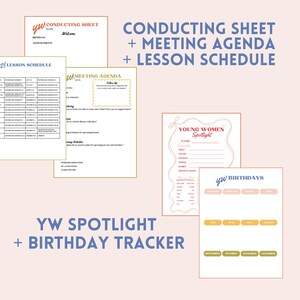 2025 LDS Young Women Planner Binder Presidency Leadership Look Unto ...