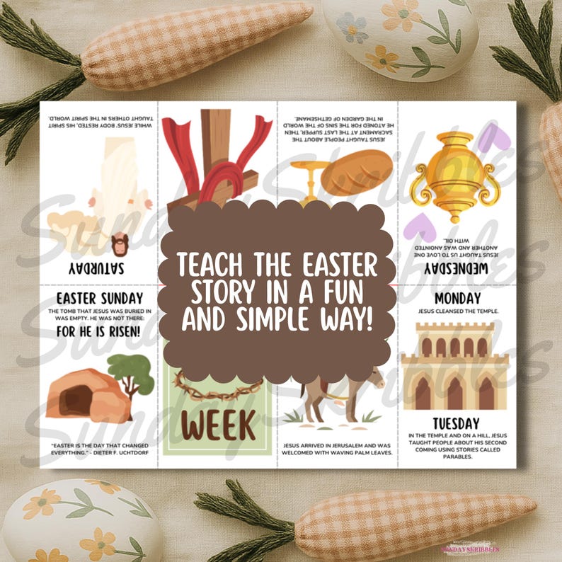 Holy Week Printable Easter Activity Booklet 2026 LDS Holy Week Primary ...