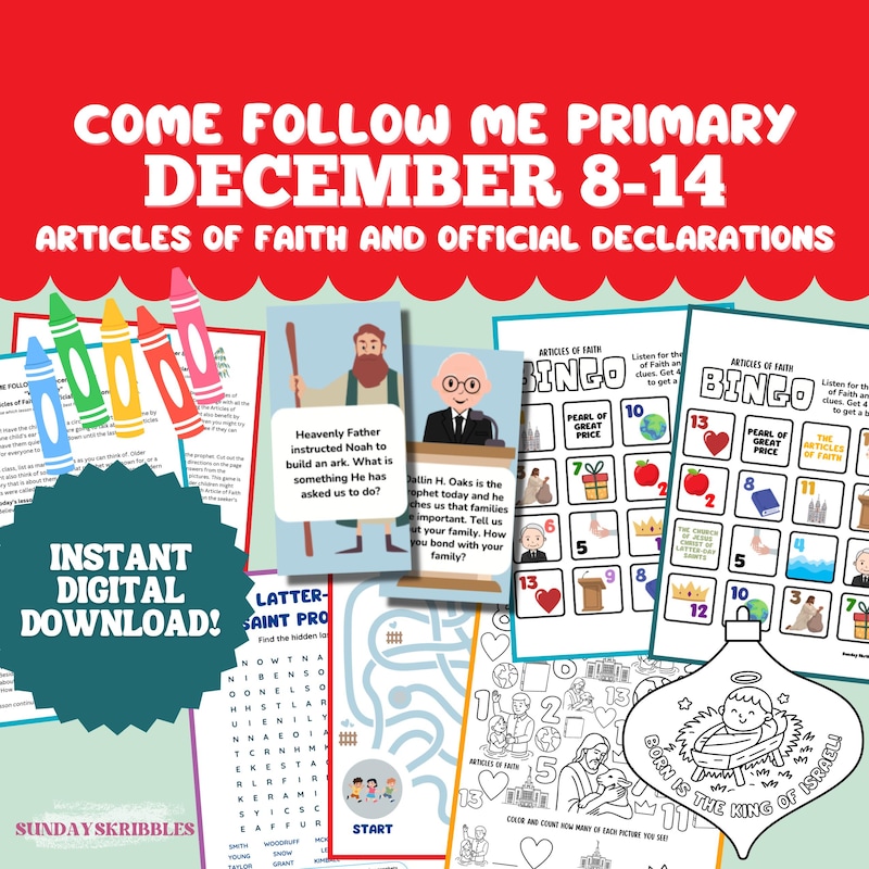 Nativity Primary Lesson - Etsy