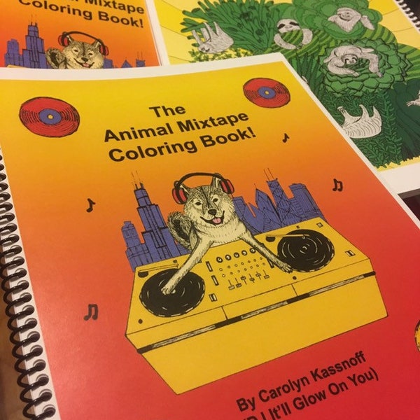 Mixtape Coloring Book - Etsy