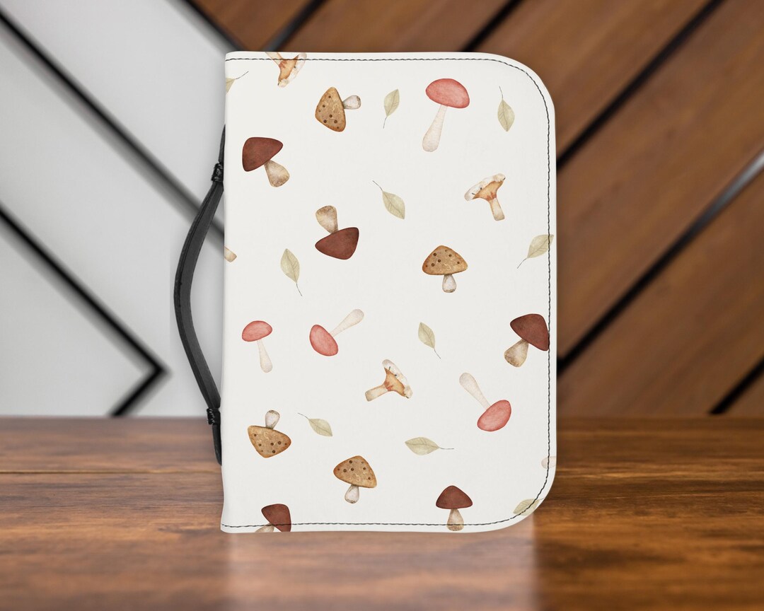 Mushroom Bible Cover, Mushroom Bible Case, Religious Book Sleeve ...
