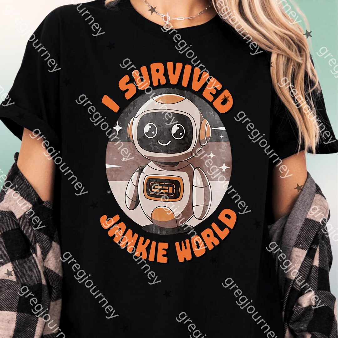 I Survived Jankie World Png File, Retro Big Brother Sublimation, Funny ...