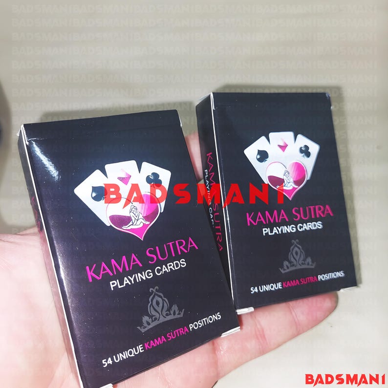 Kamasutra, Sex Positions Printed Playing Cards Artback Table Game ...